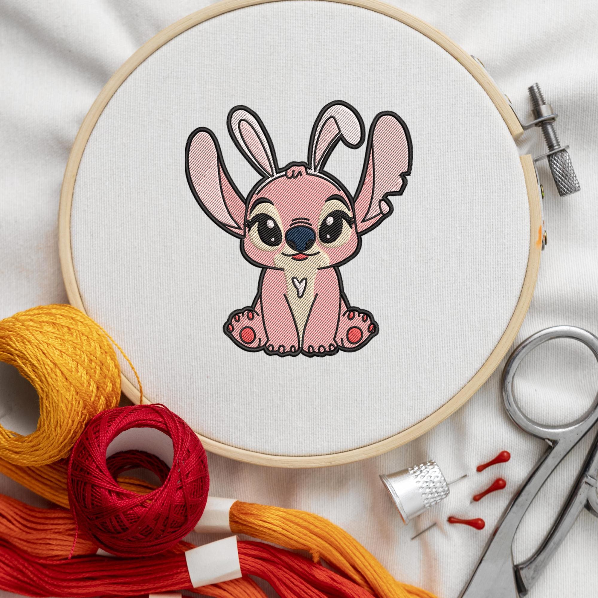 Angel Lilo Machine Embroidery Design, Cartoon Embroidery, Angel Lilo ...
