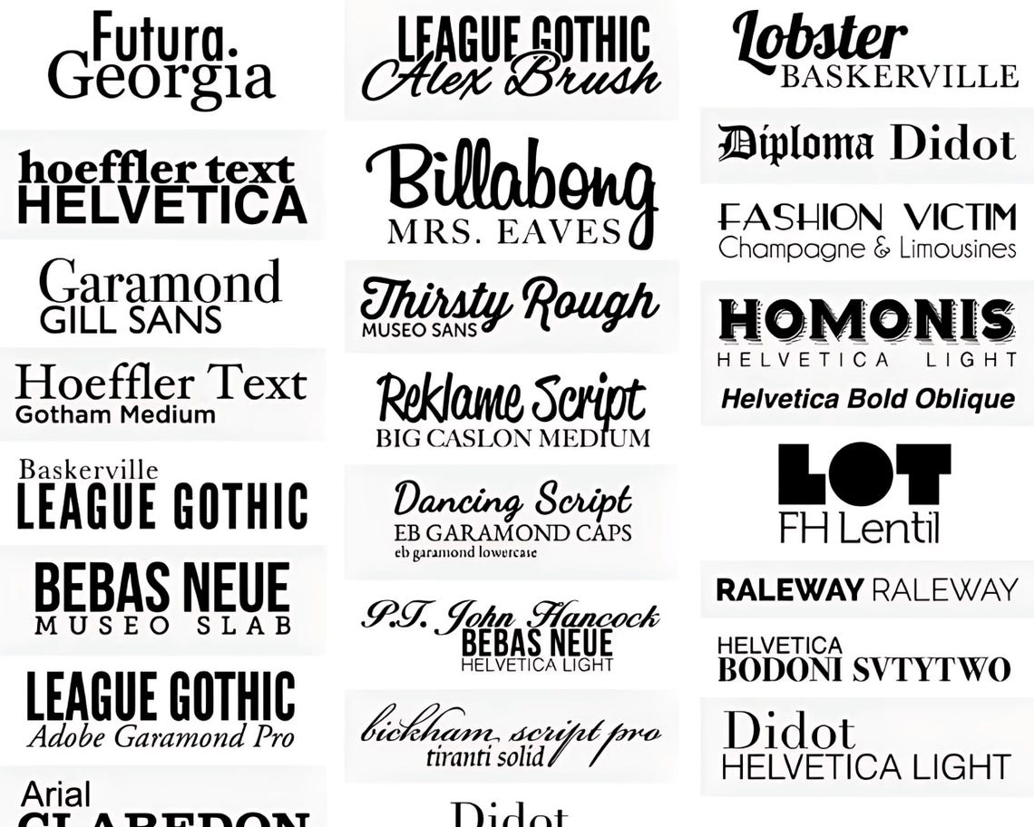 14000+ Mega Fonts Bundle: Cricut, Procreate, Canva Fonts (digital ...