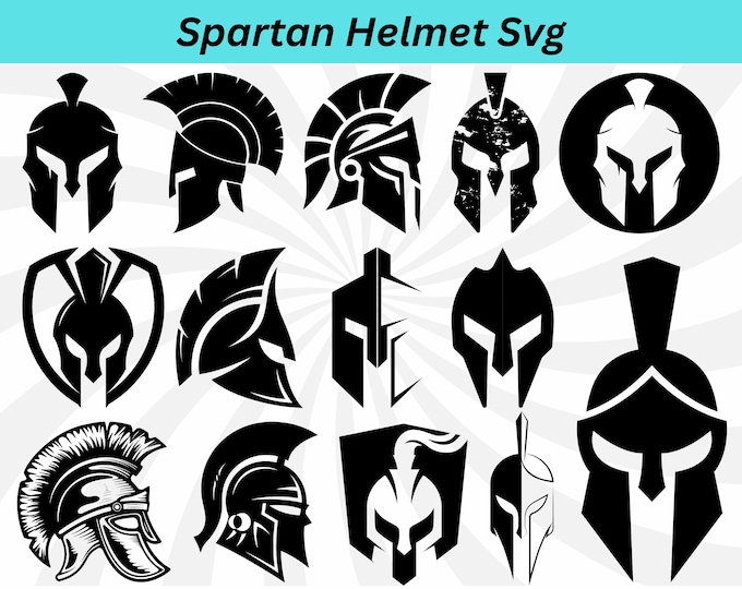 Spartan Helmet Svg, Ancient Warrior Svg, Greek Helmet, Gladiator Mascot ...