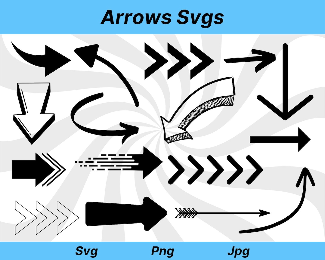 Arrows Svg Bundle, Arrow Clipart, Archery Arrow Svg, Arrows Silhouette, Arrows Cut Files, Arrow ...