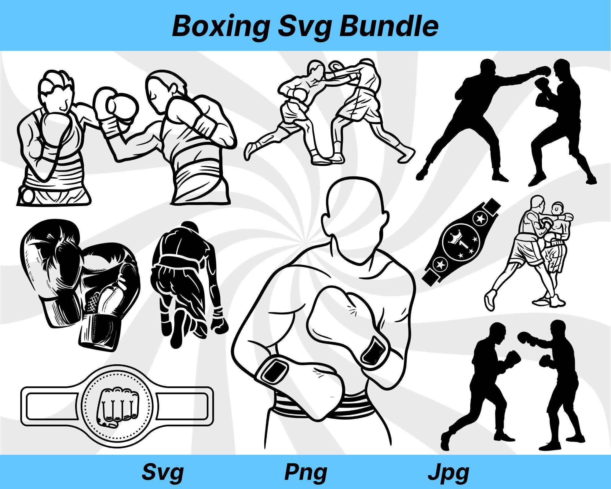 Boxing Svg, Boxing Gloves Svg, Boxing Clipart, Boxing Cut File, Boxer ...