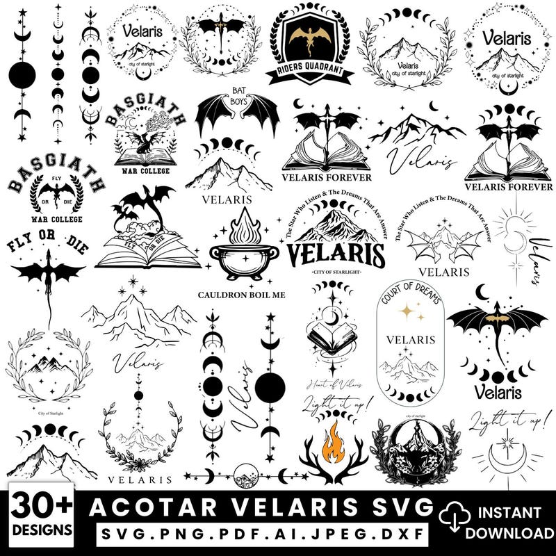 Fantasy Graphic Clipart - Etsy