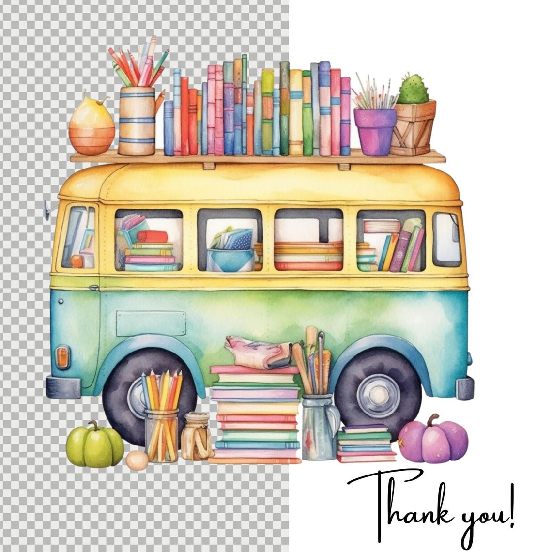 Pastel School Clipart Set: Cutecore Teacher & Homeschool PNG - Etsy