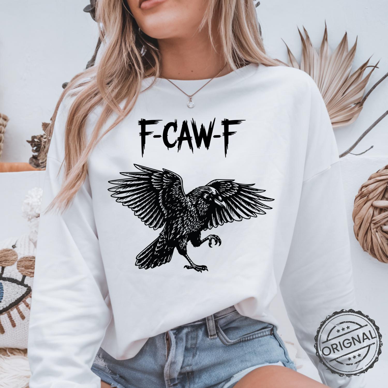 Funny Gothic Raven F-caw-f SVG: Dark Humor Crow Art (digital Download ...