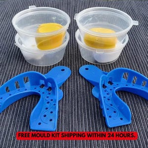 Wavy Freeform Cap in Dental Gold & Sterling Silver (3 Teeth) Custom ...