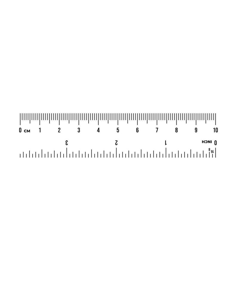 Ruler SVG Template Bundle, Inches and Centimeters Scale (digital ...