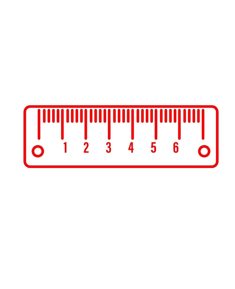Ruler SVG Template Bundle, Inches and Centimeters Scale (digital ...