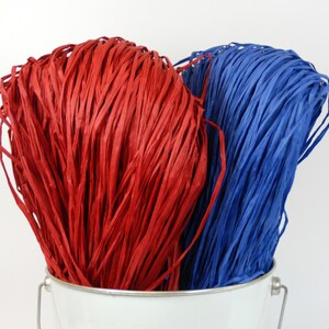 Red Paper Raffia Paper Ribbon: 260 Yards 240m Fiber Arts, Knit, DIY ...