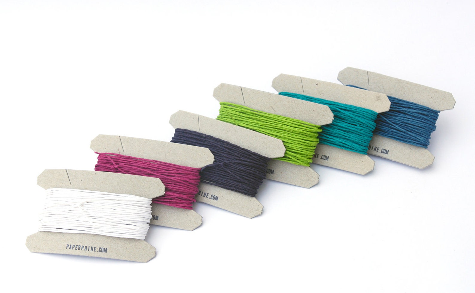 Paper Yarn Paper Twine Set of 6 Pop Colors 6 X 11 Yards - Etsy