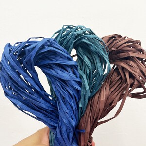 Paper Raffia Bundle - Paper Ribbon: 90 Yards (81m) in Different Colors ...