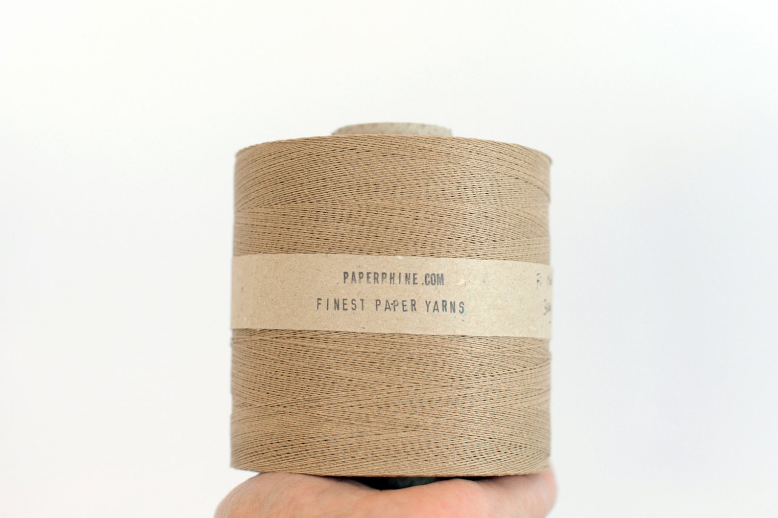Finest Paper Yarn / Kraft Papercord - Large Bobbin - Knit, DIY, Crochet ...