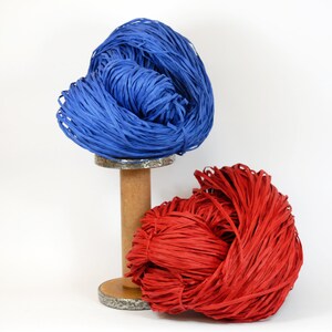 Red Paper Raffia - Paper Ribbon: 260 Yards (240m) - Fiber Arts, Knit ...