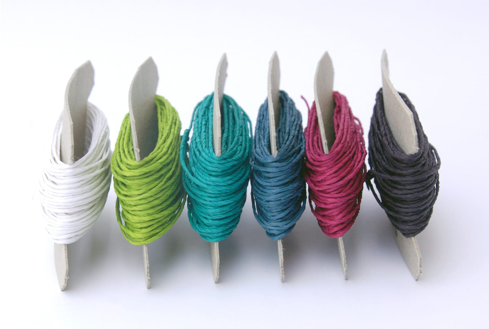 Paper Yarn Paper Twine Set of 6 Pop Colors 6 X 11 Yards - Etsy