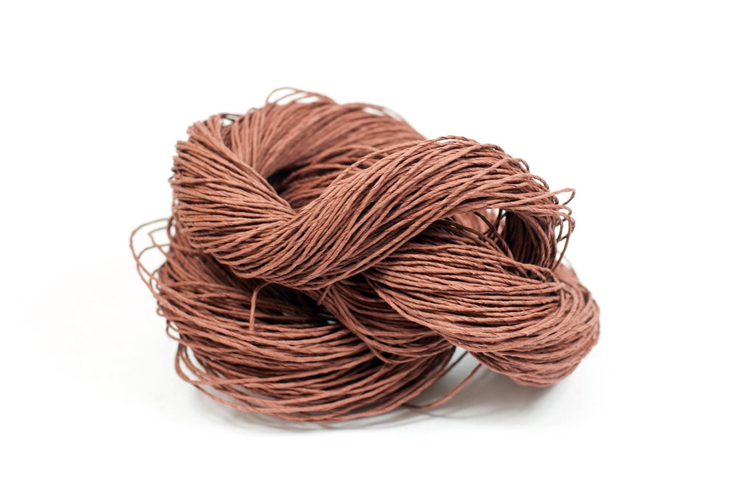 Paper Yarn - Paper Twine: Chocolate Brown - Knit, Crochet, Textile Arts ...