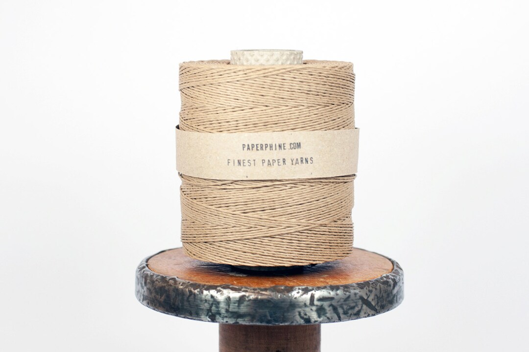 Strong Paper Twine / Paper Yarn in Natural-kraft - Knit, Crochet, Weave ...