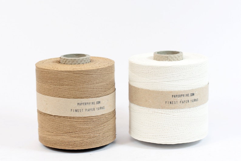 Finest Paper Yarn / Kraft Papercord - Large Bobbin - Knit, DIY, Crochet ...