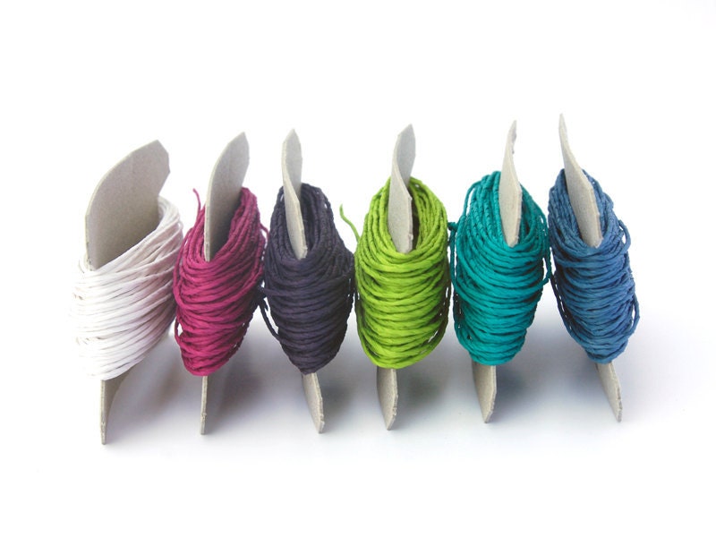 Paper Twine Set of 6 Classical Colors 6 X 11 Yards | Etsy