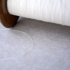 Finest White Paper Yarn on a Vintage Bobbin (1200 Yards) - Etsy