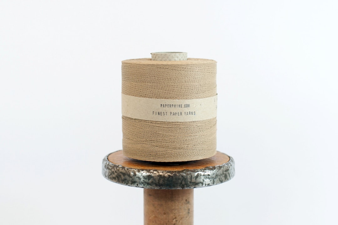 Finest Paper Yarn / Kraft Papercord - Large Bobbin - Knit, DIY, Crochet ...