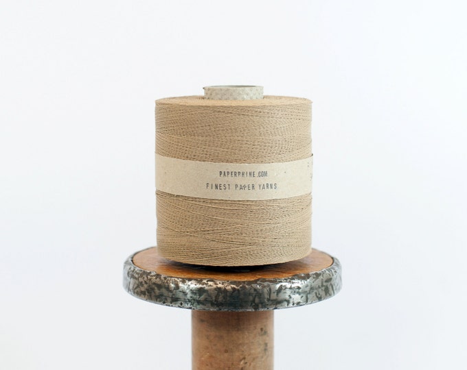 Finest Paper Yarn / Kraft Papercord Large Bobbin Knit - Etsy