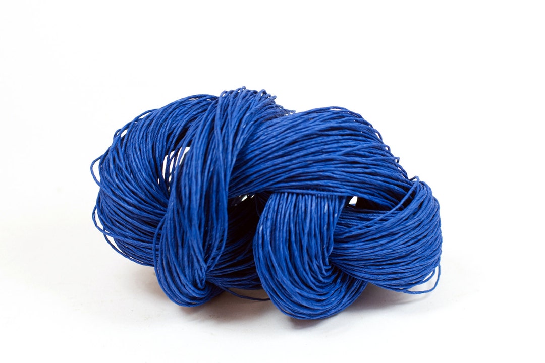 Paper Yarn - Paper Twine: Ultramarine Blue - Knit, Crochet, Textile ...