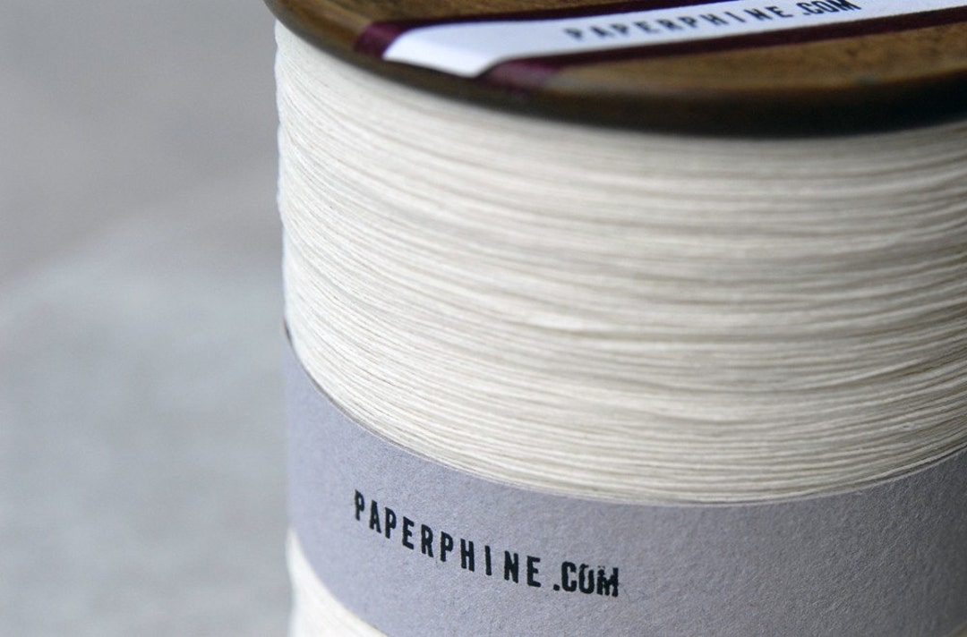 Finest White Paper Yarn on a Vintage Bobbin (1200 Yards) - Etsy