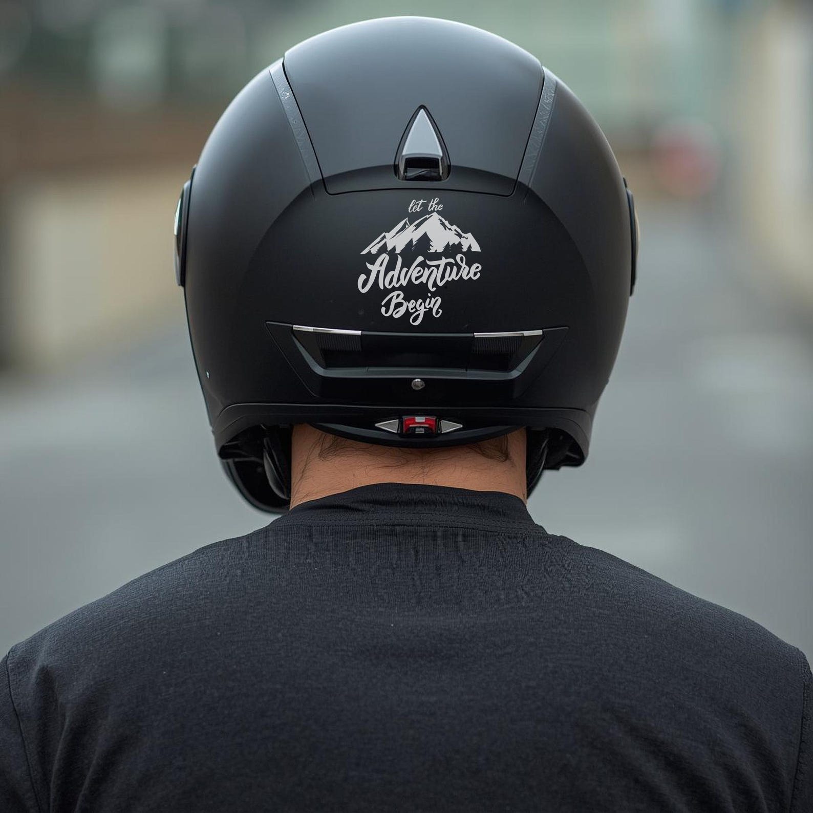 Helmet Sticker Mockup - Canva Drag and Drop (digital Download, PNG File ...