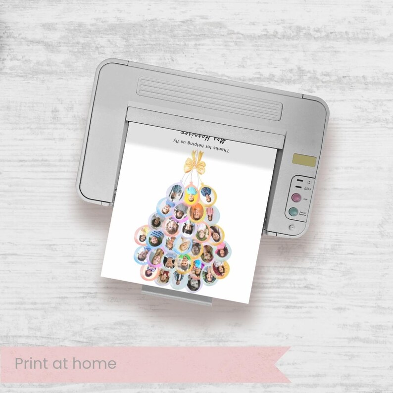 Editable Teacher Photo Gift From Whole Class, A4 or A5 End of Year ...