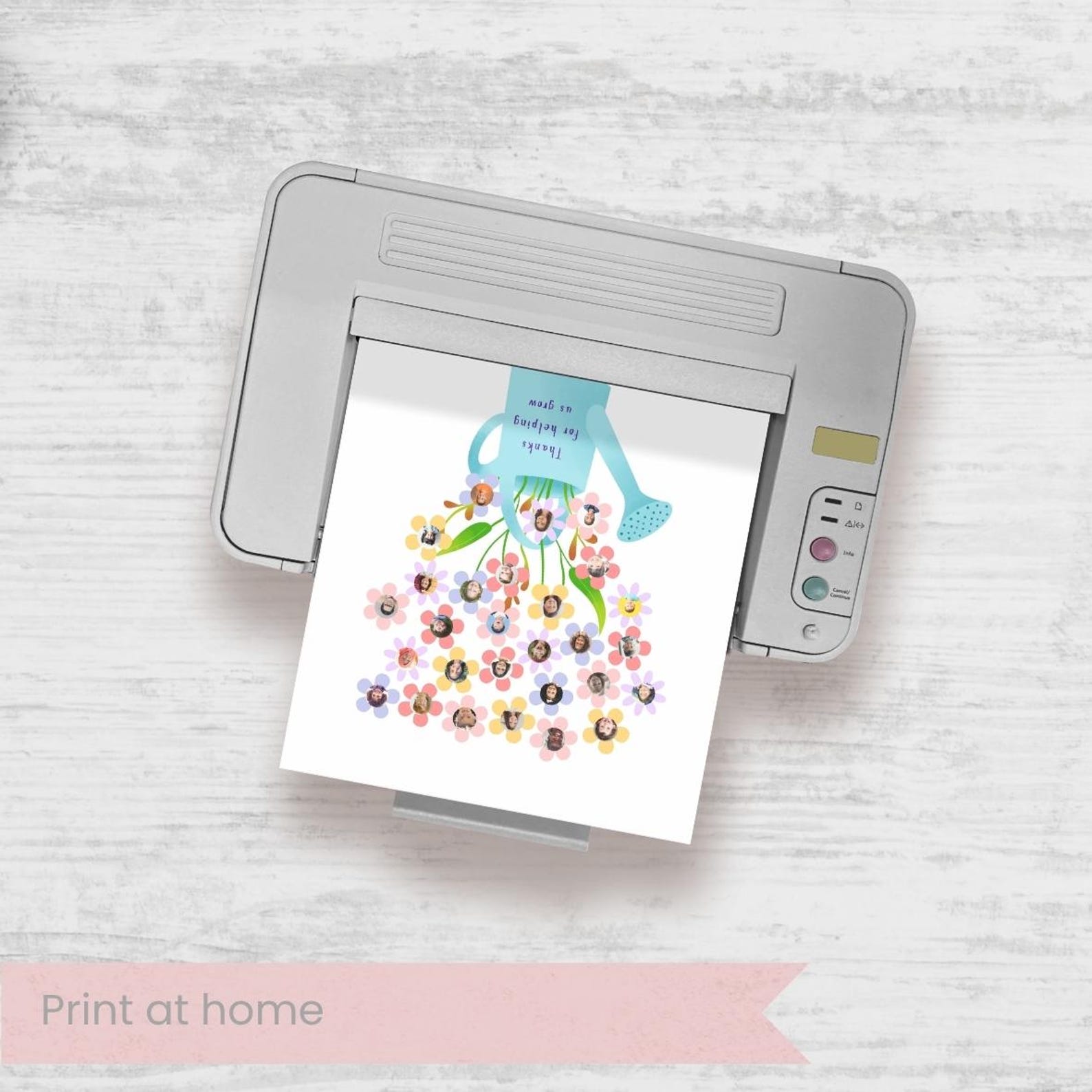 Editable Teacher Photo Gift – Thank You for Helping Us Grow – Class ...