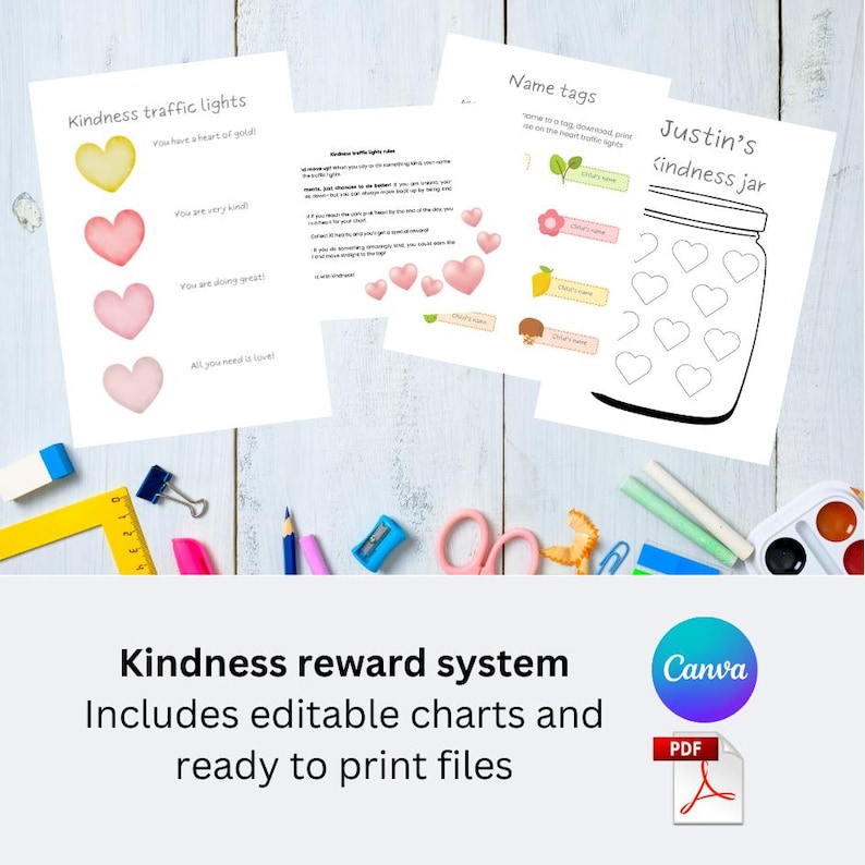 Kindness Reward Jar, Kids Reward Chart, Positive Reinforcement Reward ...