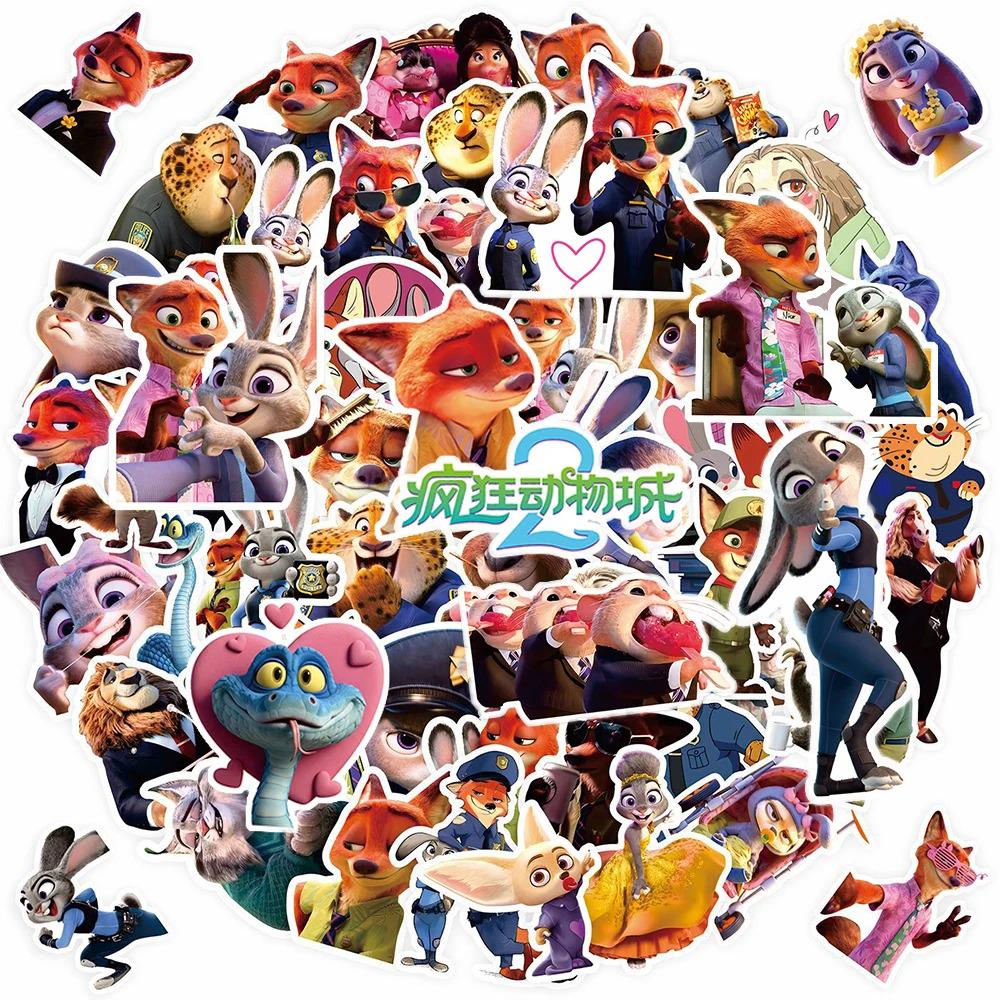 10/30/85pcs Disney Zootopia 2 Anime Judy Nick Stickers Funny Cartoon ...