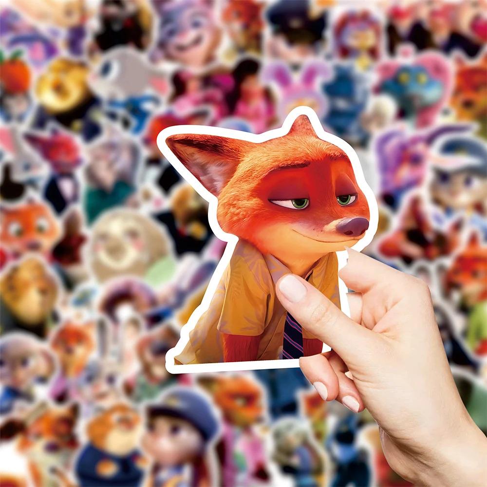 10/30/85pcs Disney Zootopia 2 Anime Judy Nick Stickers Funny Cartoon ...