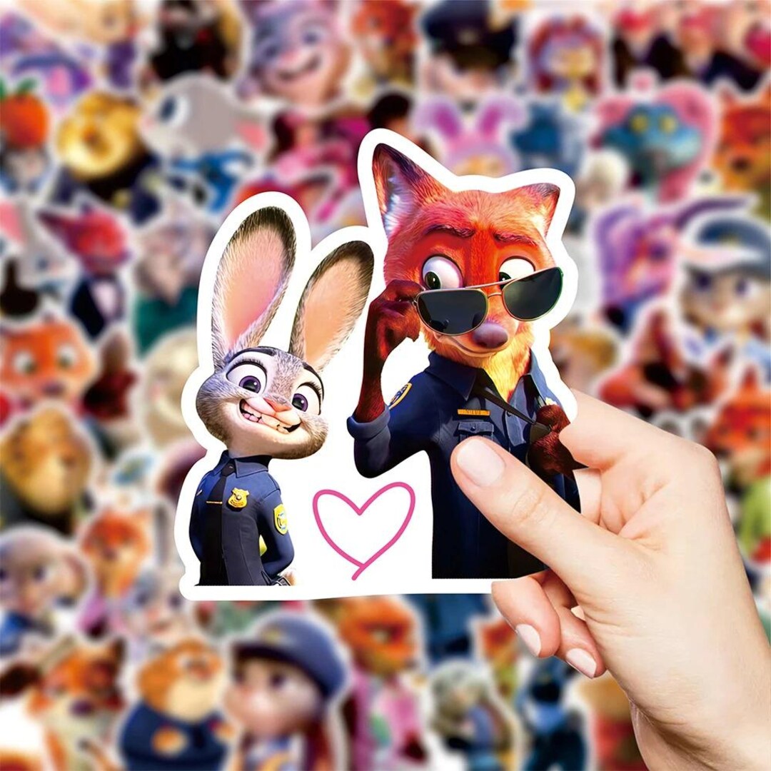 10/30/85pcs Disney Zootopia 2 Anime Judy Nick Stickers Funny Cartoon ...