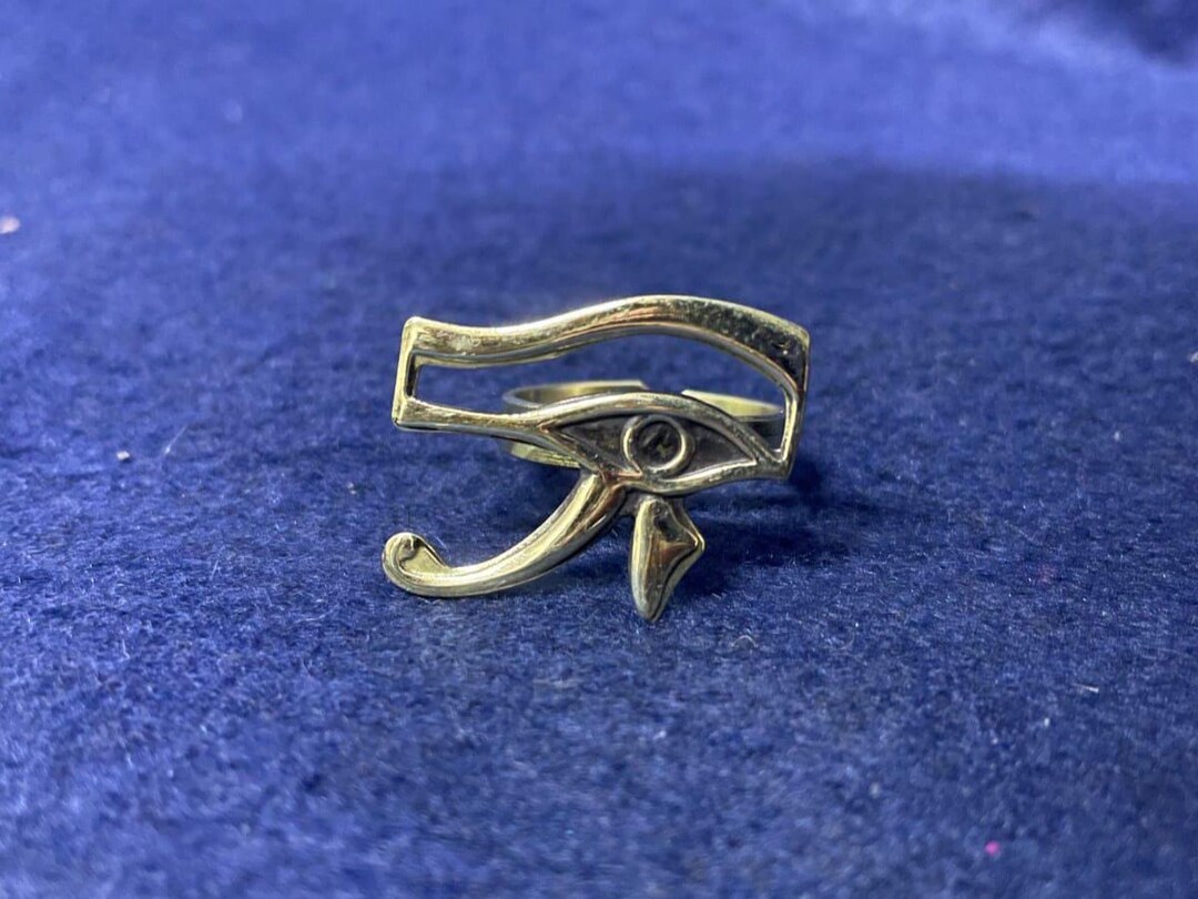 Egyptian Copper Ring of Eye of Horus, Ancient Egyptian Jewelry ...