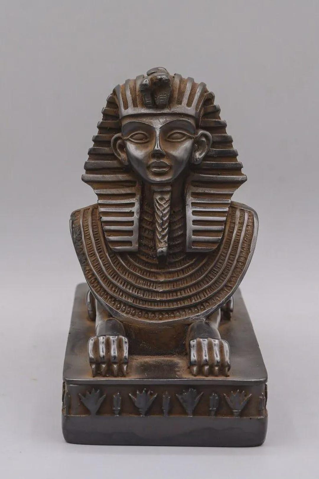 Rare Antique Sphinx Design, Handcrafted Egyptian Black Statue , Sphinx ...