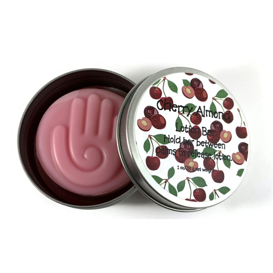 Cherry Almond Lotion Bar Homemade Lotion Bar ONE Solid - Etsy