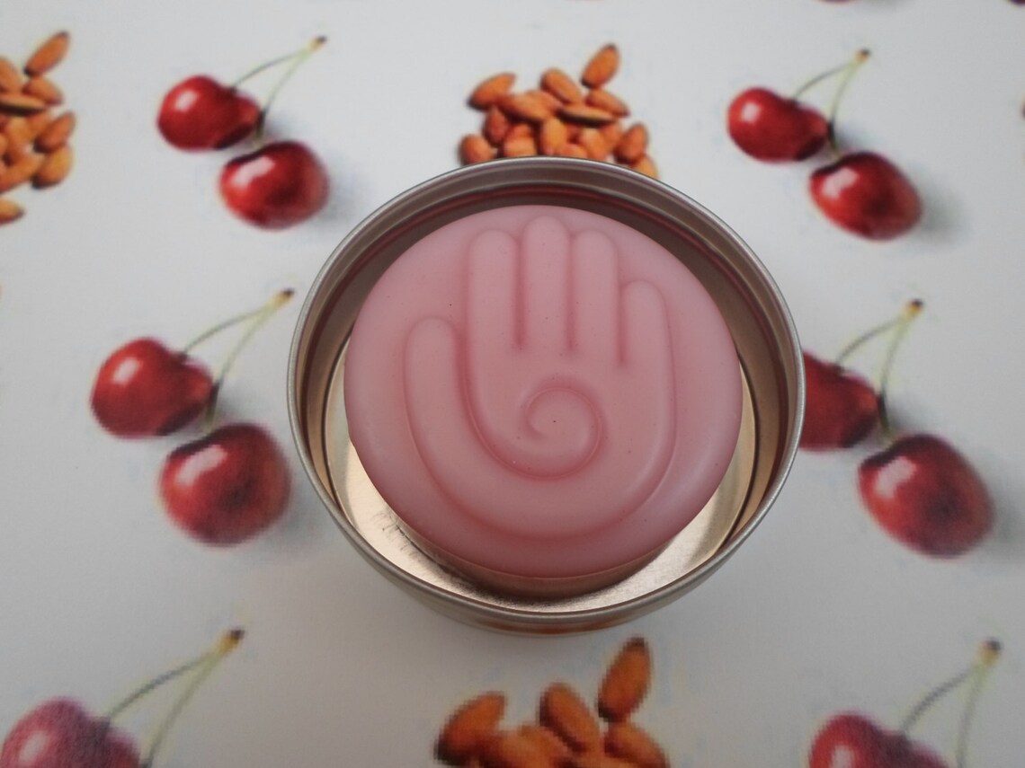 Cherry Almond Lotion Bar Homemade Lotion Bar ONE Solid | Etsy