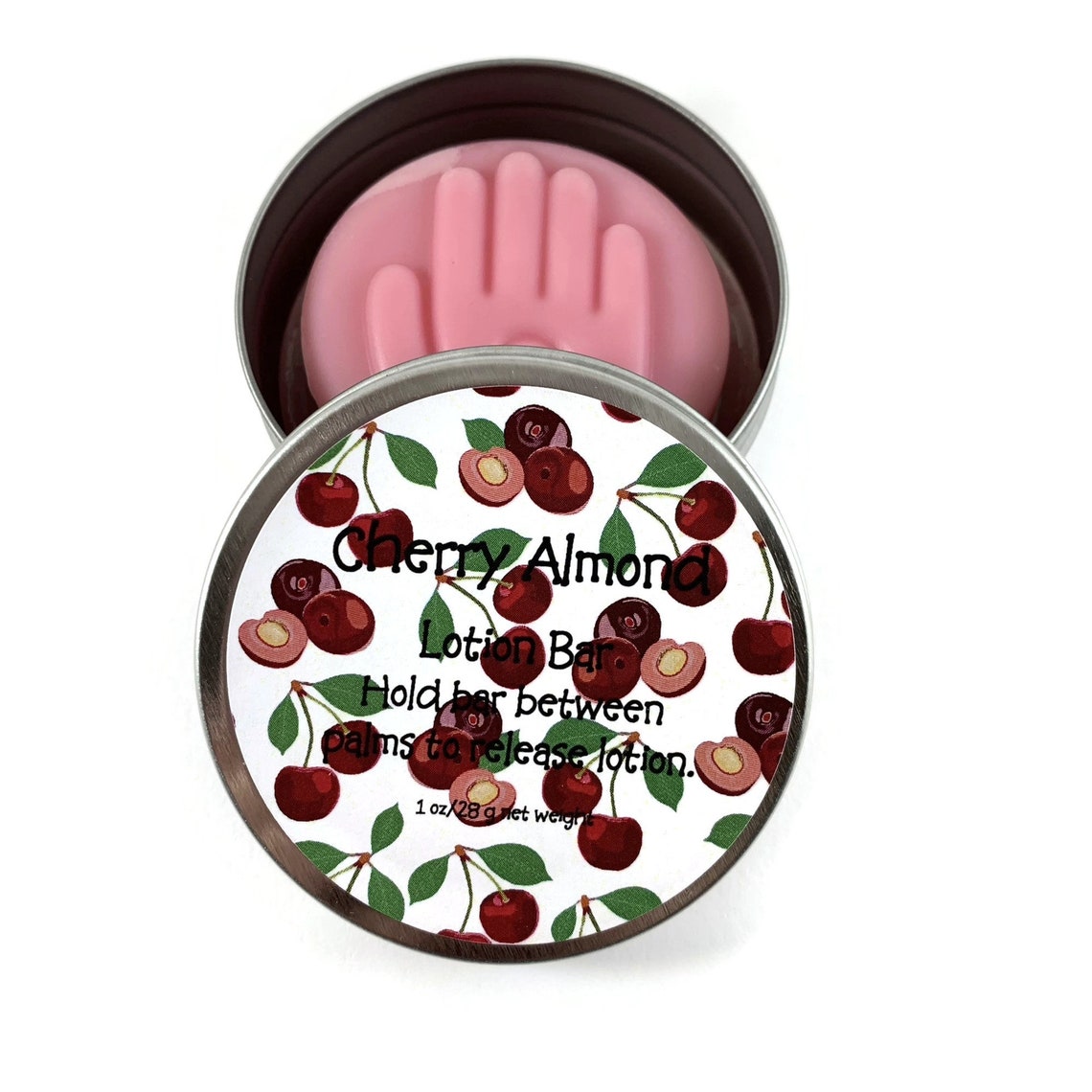 Cherry Almond Lotion Bar Homemade Lotion Bar ONE Solid - Etsy