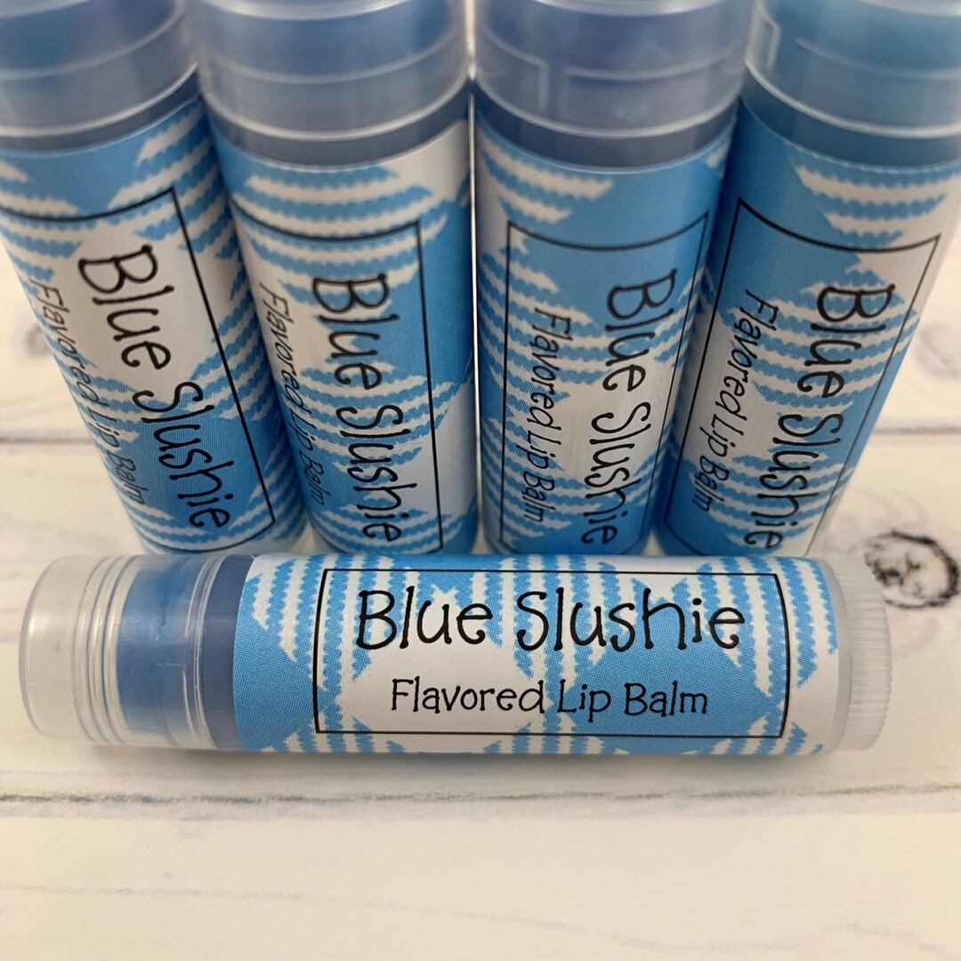 Blue Slushie Lip Balm Chap Stick Lip Care Shea Butter - Etsy