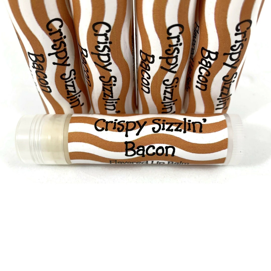 Bacon Flavored Lip Balm | Crispy Sizzlin' Bacon Uncolored | Helps Dry ...