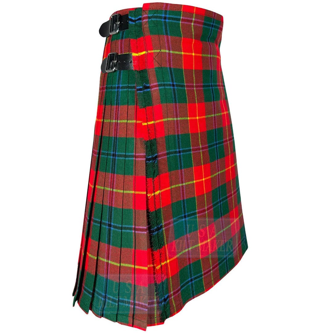 Clan Douglas of Roxburgh Modern Tartan Kilt | 16-OZ Acrylic Wool | 8 ...