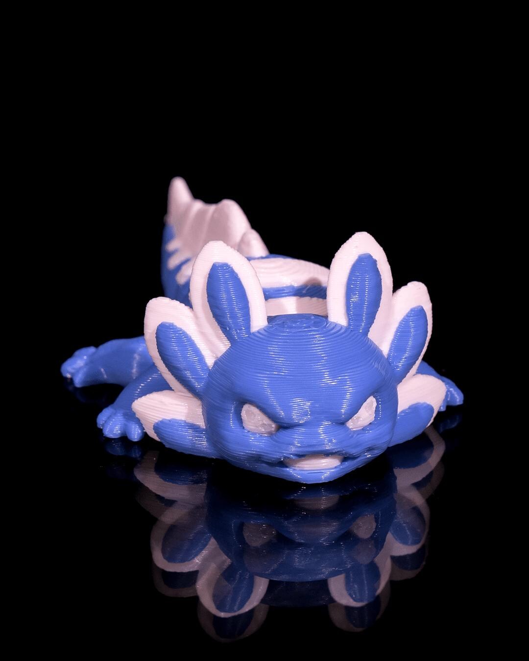 Articulated Axolotl Figure - Cute Baby Velvet Collectible, Articulated ...