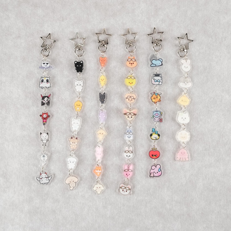 Kpop Acrylic Keychains, K-pop Keychains, K-pop Bag Charms, K-pop ...
