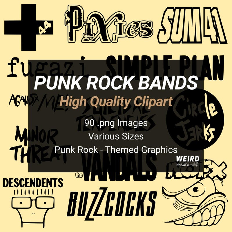 Digital Band Posters Punk - Etsy