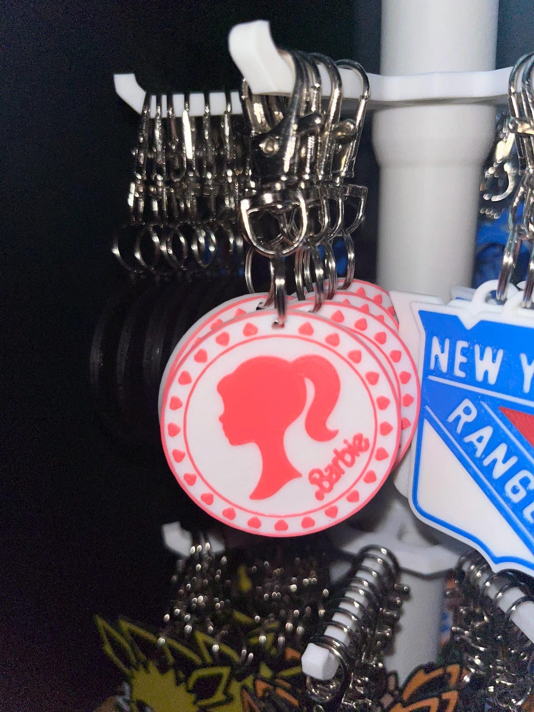 3D Printed Barbie Keychain - Etsy