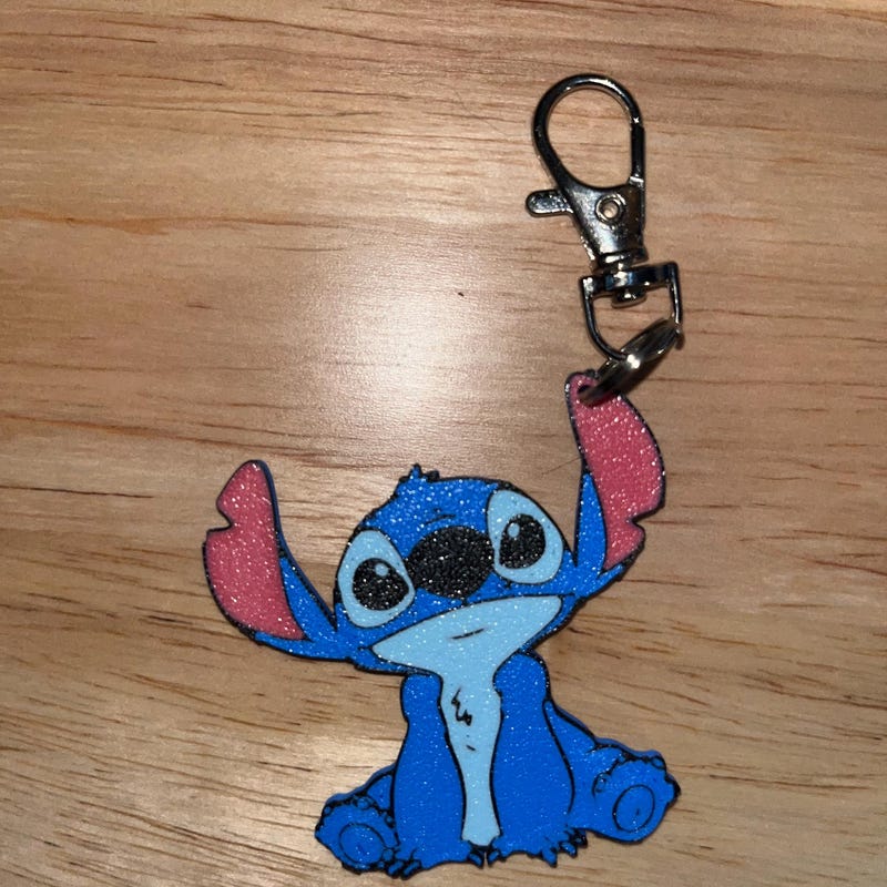Stitch Keychain - Etsy