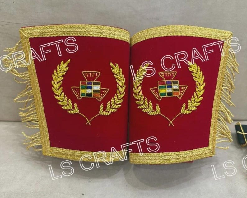 Masonic Past High Priest Hand Embroidered Apron ,chain Collar+ Jewel ...