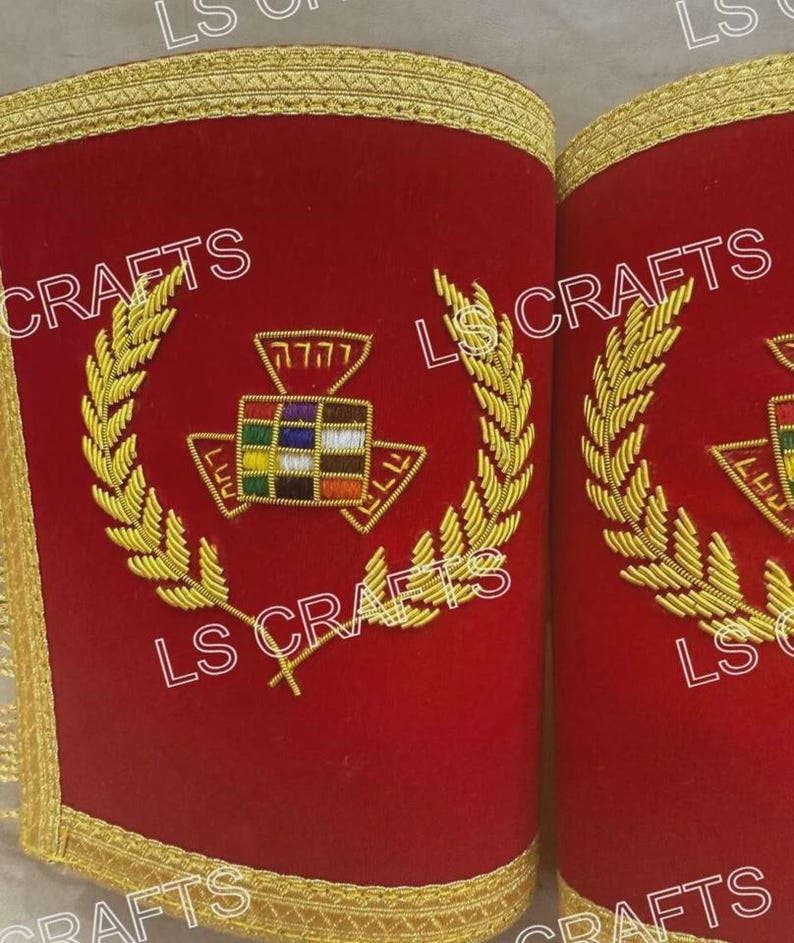 Masonic Past High Priest Hand Embroidered Apron ,chain Collar+ Jewel ...