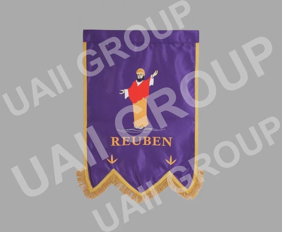 Masonic Regalia Royal Arch Embroidered Chapter Reuben Banner Size 18" X ...