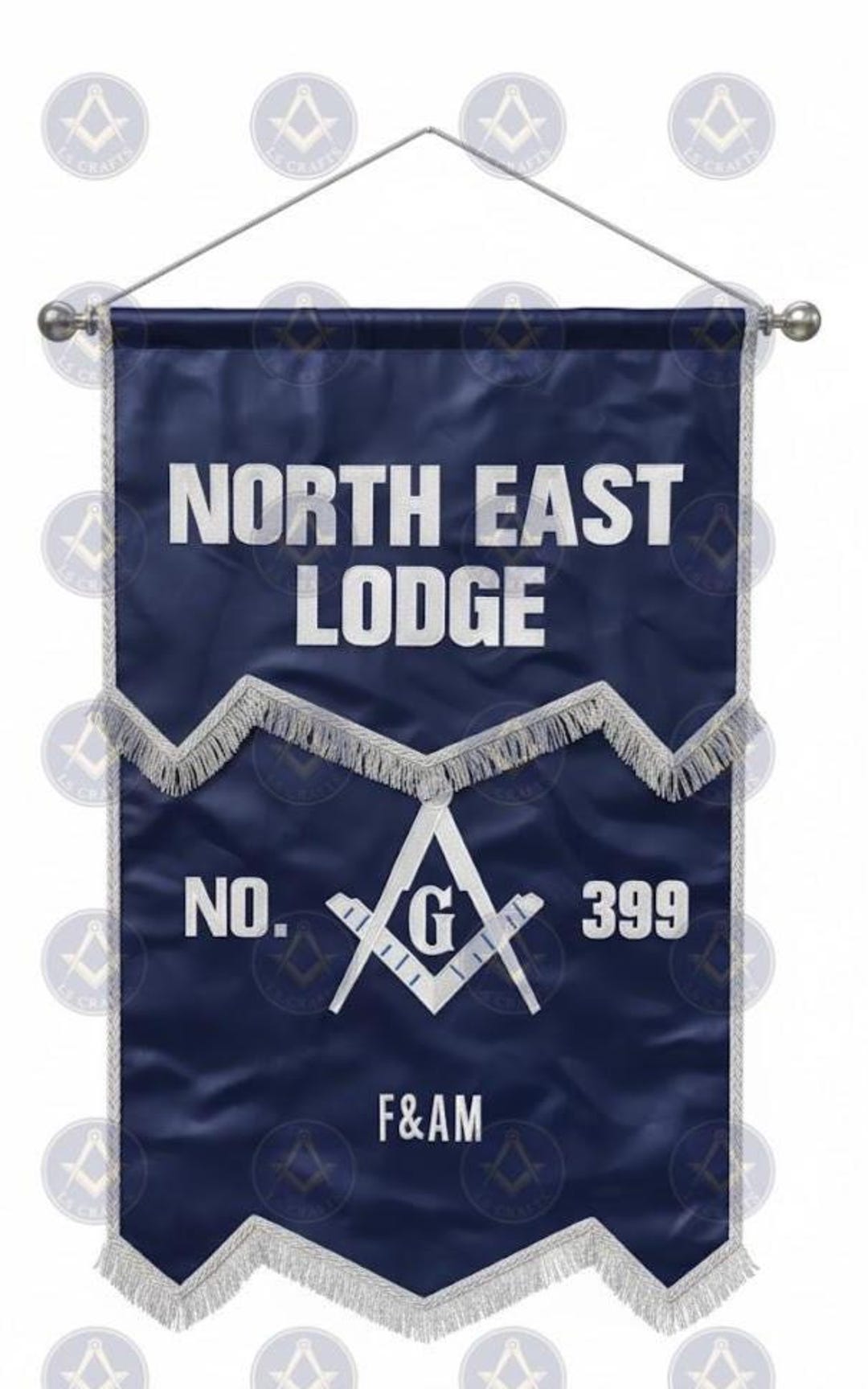 Custom Embroidered Masonic Lodge Banner – Personalized F&AM, AFAM - Etsy